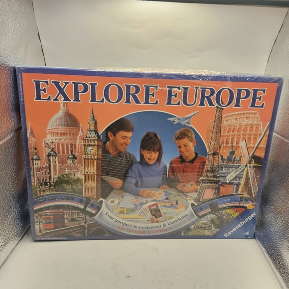 Ravensburger | Toys | Vintage Explore Europe Board Game From ...